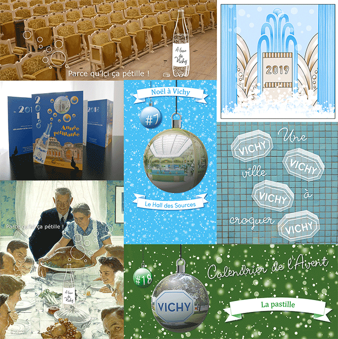 CREATYfab, graphiste à Vichy - A l’eau de Vichy